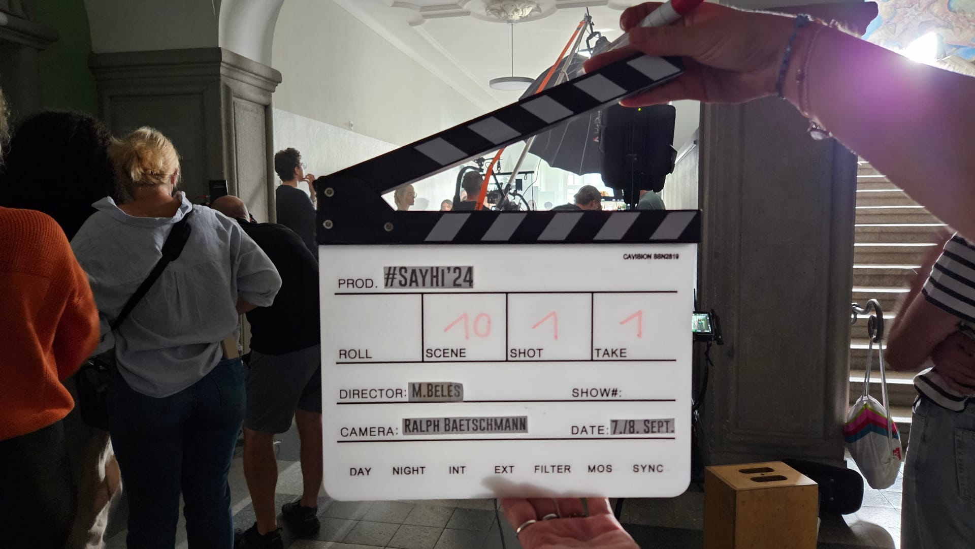 Hinter den Kulissen - #SayHi 2024: Komm mit zum Video-Dreh von «Boom ...