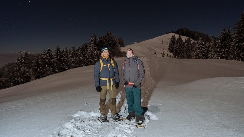 Auf nächtlicher Schneeschuhtour mit einem Astrofotografen - Outdoor ...