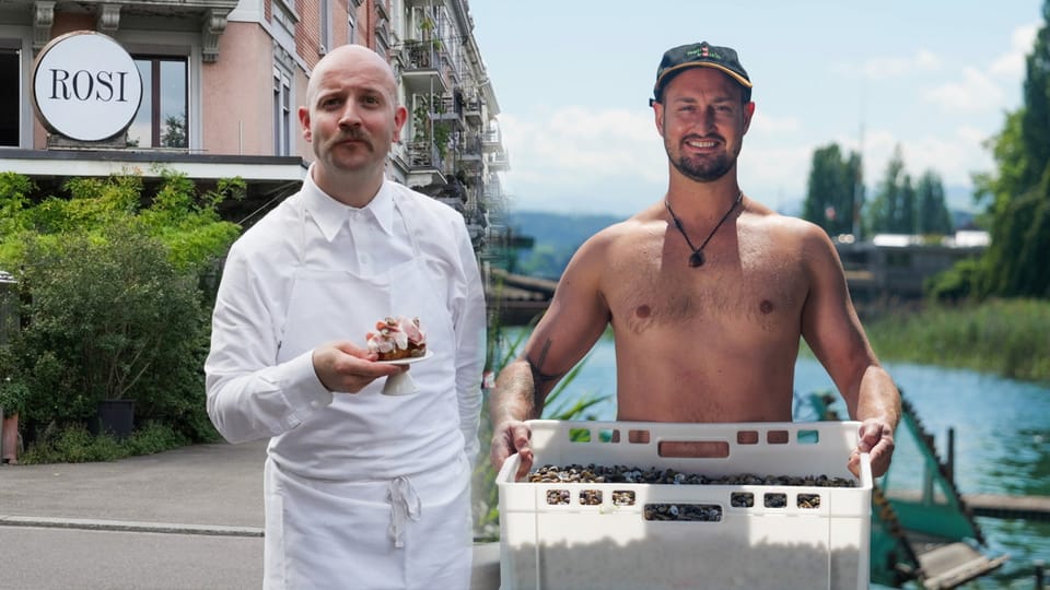 Eine salzige Fotzelschnitte mit Zürichsee-Muscheln? - À Point - Play SRF