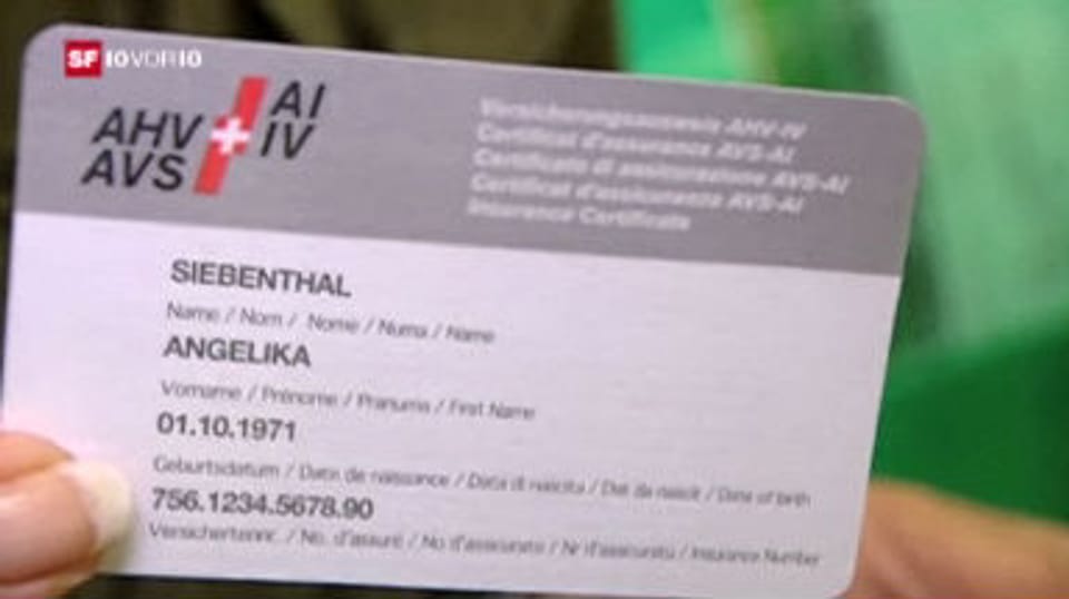 Neue AHV-Karte - 10 vor 10 - Play SRF