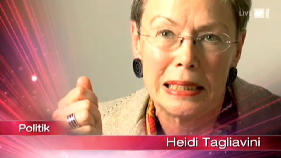 Videobeitrag Heidi Tagliavini SwissAward vom 14.01.2012 - Play SRF