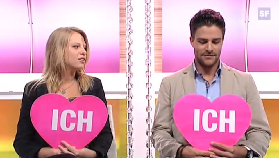 Luca Ruch und Daniela Niederer bei «Ich oder Du» (Ausschnitt) - Glanz ...