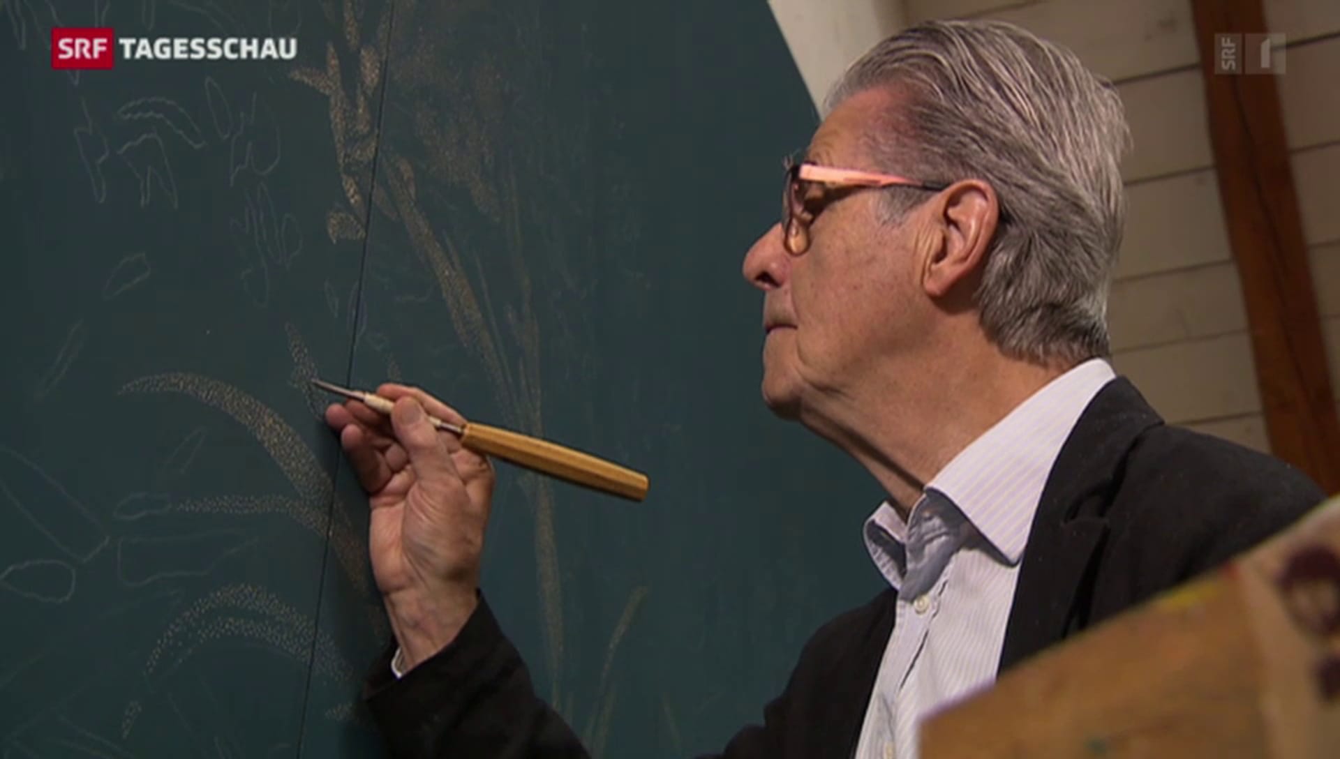 Im Alter von 92 Jahren - Ein Riese seiner Art: Maler Franz Gertsch gestorben - Kultur - SRF