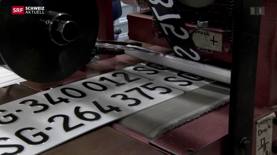 Schweiz aktuell - Autonummernschilder - Jedes ein Einzelstück - Play SRF
