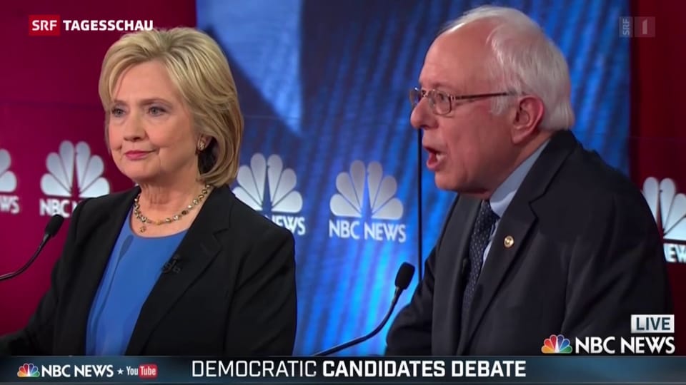 Hillary Clinton hart bedrängt - Tagesschau - Play SRF