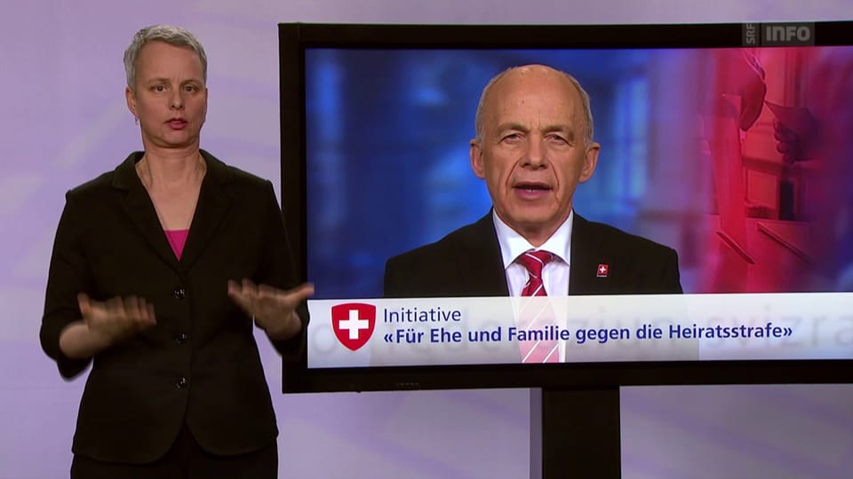 Vorlage «Heiratsstrafe» (Sendung mit Gebärdensprache) - Ansprachen ...