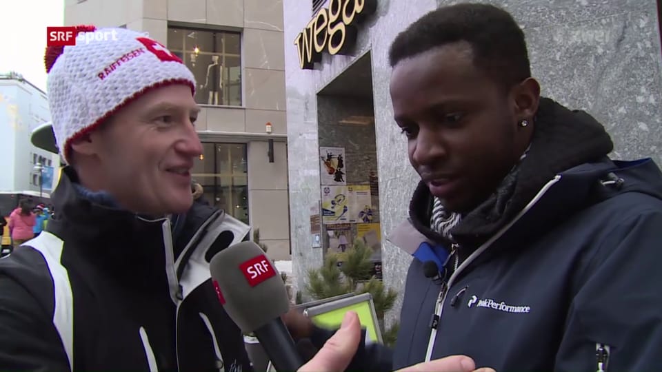 Charles Nguela unterwegs als Sport-Reporter - Champiuns - Play SRF