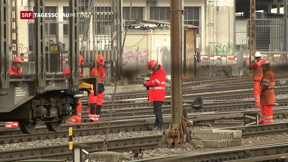 SBB erneuert ihr Netz - Tagesschau - Play SRF