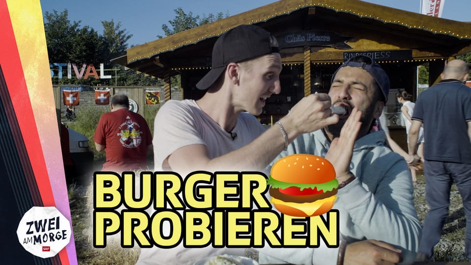 Burger Prank am Street Food Festival - Zwei am Morge - Play SRF