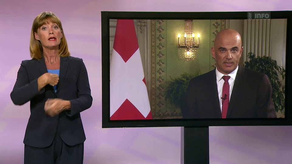 Ansprache des Bundespräsidenten zum 1. August gebärdet - Ansprachen ...
