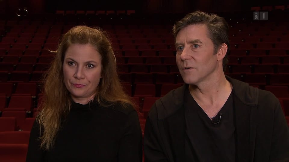 Barbara Terpoorten und Sven Furrer - zwei Walliser auf der Bühne ...