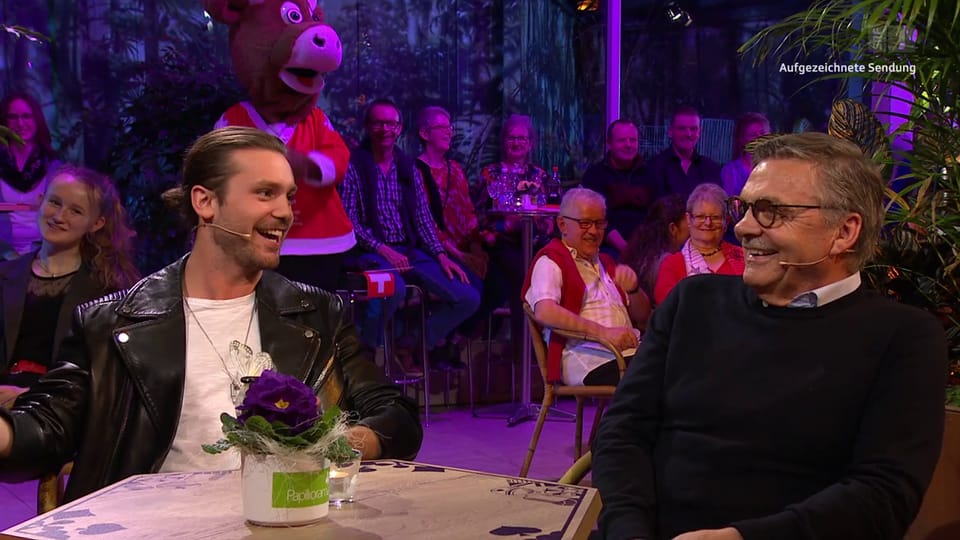 Gespräch mit René Fasel und Bastian Baker - Samschtig-Jass - Play SRF