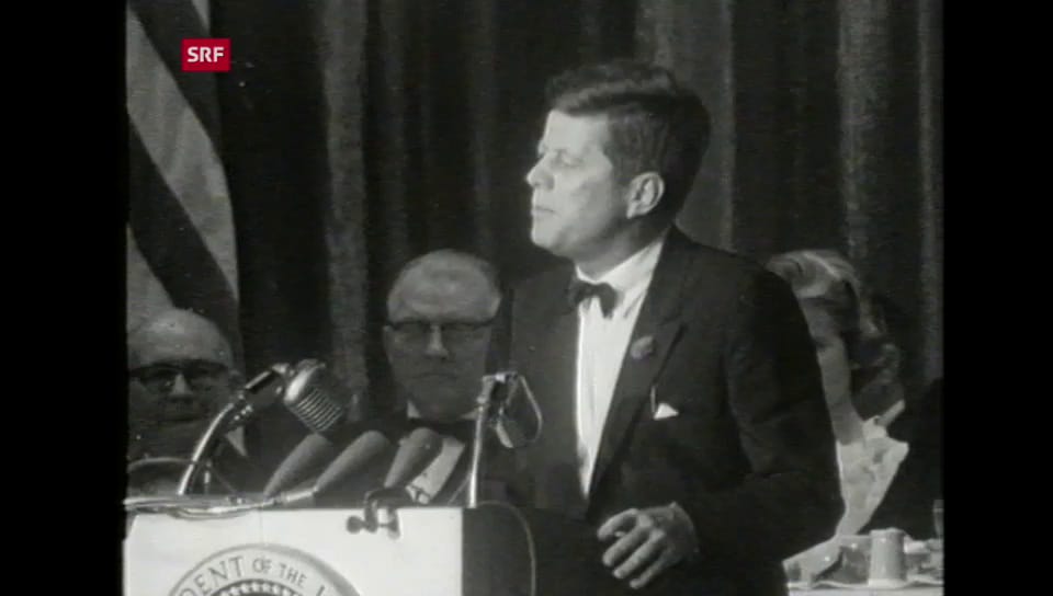 Rede Präsident John F. Kennedy - Tagesschau vor 25 Jahren - Play SRF