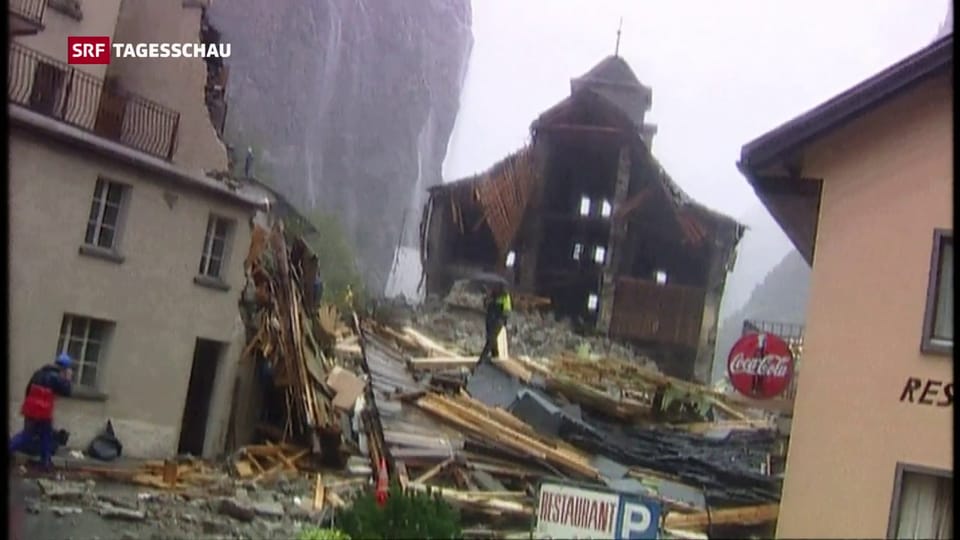 Gondo 20 Jahre nach der Katastrophe - Tagesschau - Play SRF
