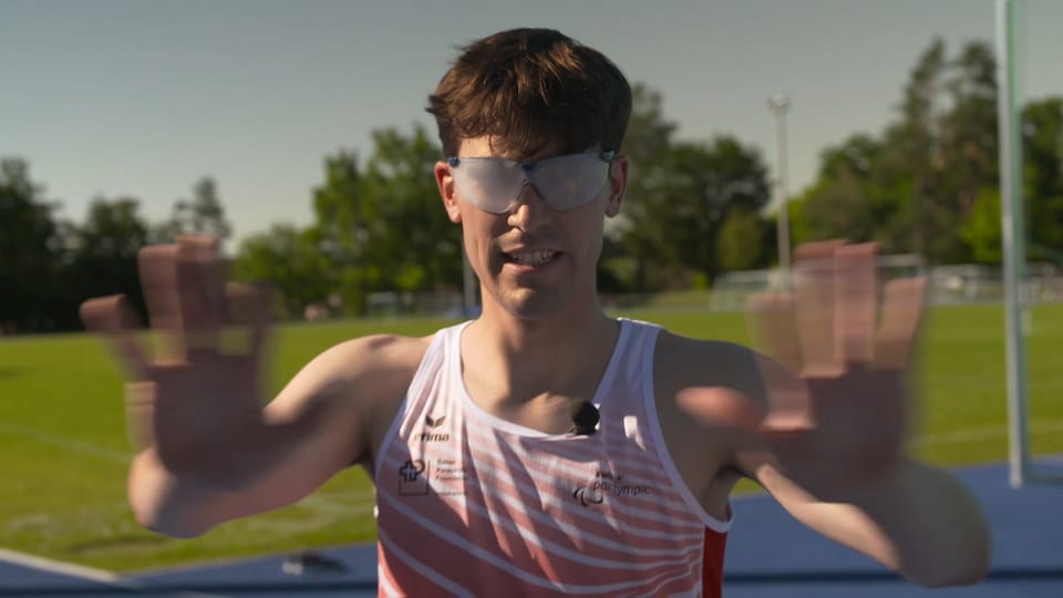 Para-Challenge Nr. 1: Sehbehindert sprinten mit Philipp Handler - Sport ...