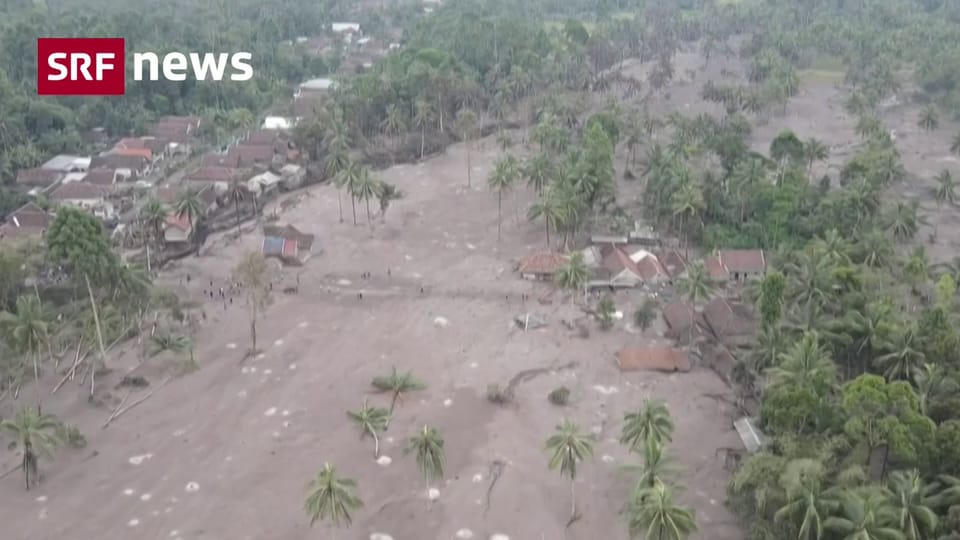 Vulkan Semeru zerstört ganze Dörfer auf Java - SRF News - Play SRF