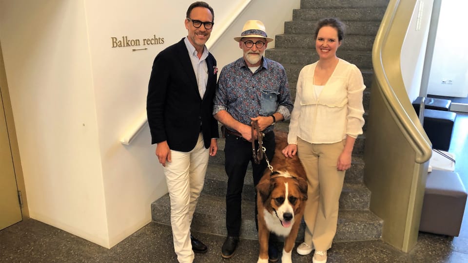 Isabelle Bitterli, Verlegerin und Autorin und Urs Bucher ...