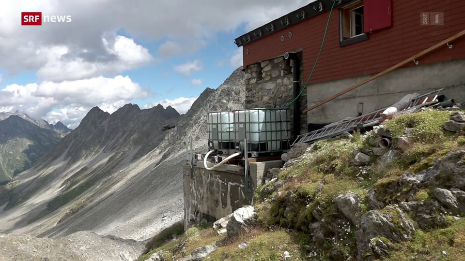 In SAC-Hütten fehlt das Wasser - Schweiz aktuell - Play SRF