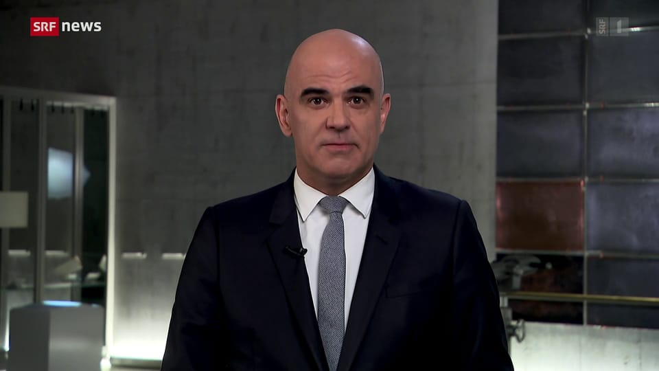 Neujahrsansprache von Bundespräsident Alain Berset - Tagesschau - Play SRF