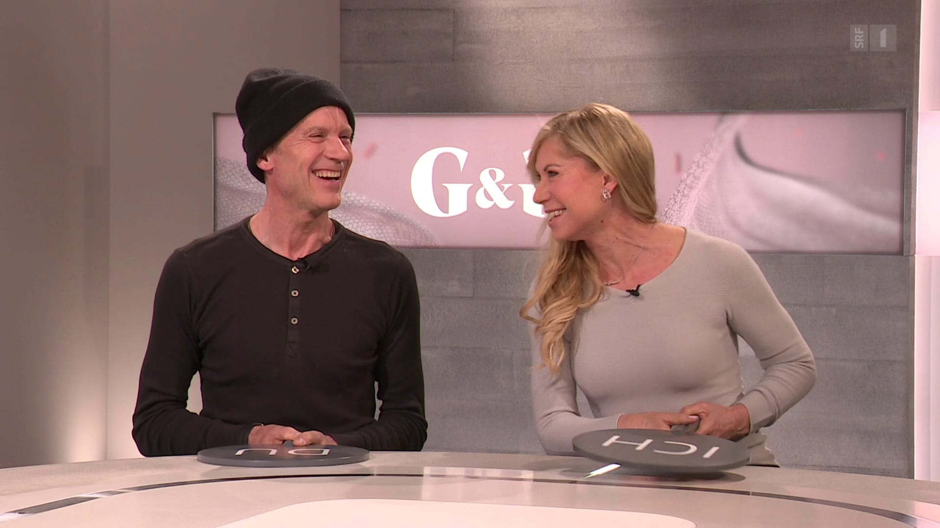 «Ich oder Du» mit Denise Biellmann und Colin Dawson - Gesichter & Geschichten - Play SRF