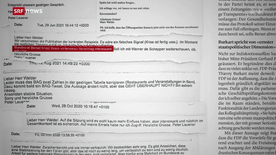 Druck auf Bundespräsident Berset wächst - Tagesschau - Play SRF