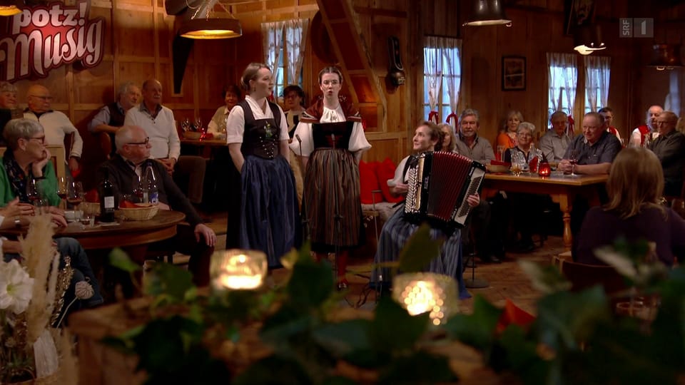 Potzmusig - Arlette Wismer & Nadine Studer - De Abschies-Jodel - Play SRF