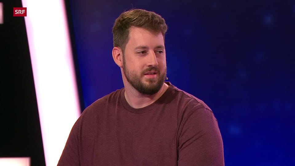 Nils Werner aus Winterthur mit Audiodeskription - 1 gegen 100 mit ...