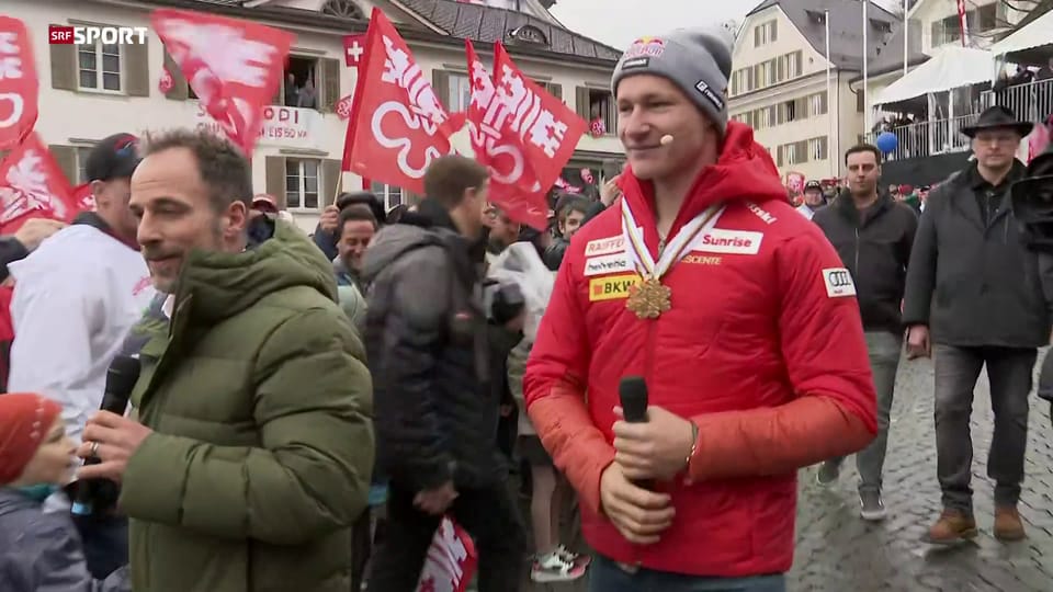 Nidwalden feiert seinen Helden Marco Odermatt - Sportpanorama - Play SRF