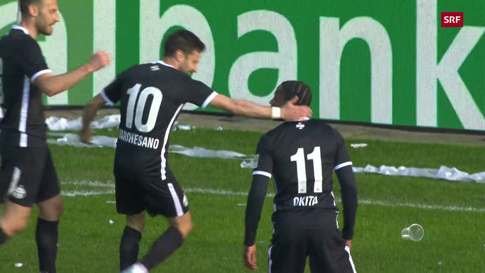 Okita gleicht gegen St. Gallen zum 2:2 aus - Sport-Clip - Play SRF