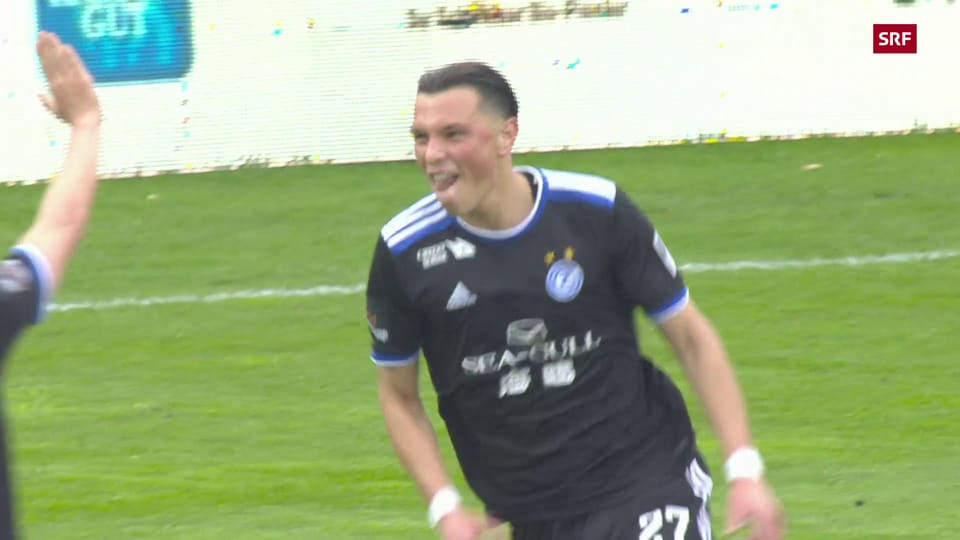Dadashov erhöht per Kopf für GC - Sport-Clip - Play SRF