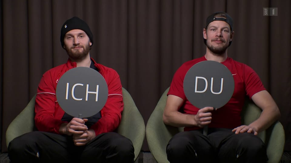 Ich oder Du: Die Eishockey Profis Andrea Glauser und Lukas Frick ...