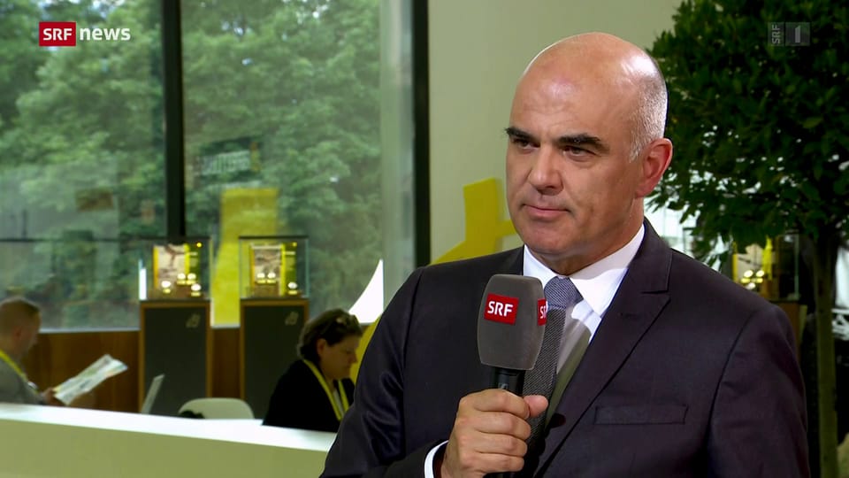 Berset tritt im Dezember zur Wiederwahl an - Tagesschau - Play SRF