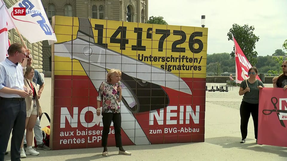 Über 140000 Unterschriften Referendum Gegen Bvg Reform Eingereicht