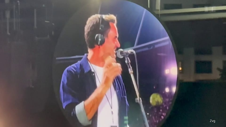 Coldplay überrascht mit Roger Federer - G&G Flash - Play SRF