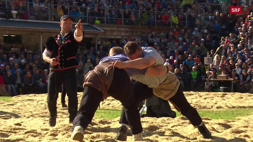 Wicki legt Orlik nach wenigen Sekunden auf den Rücken - Sport-Clip ...