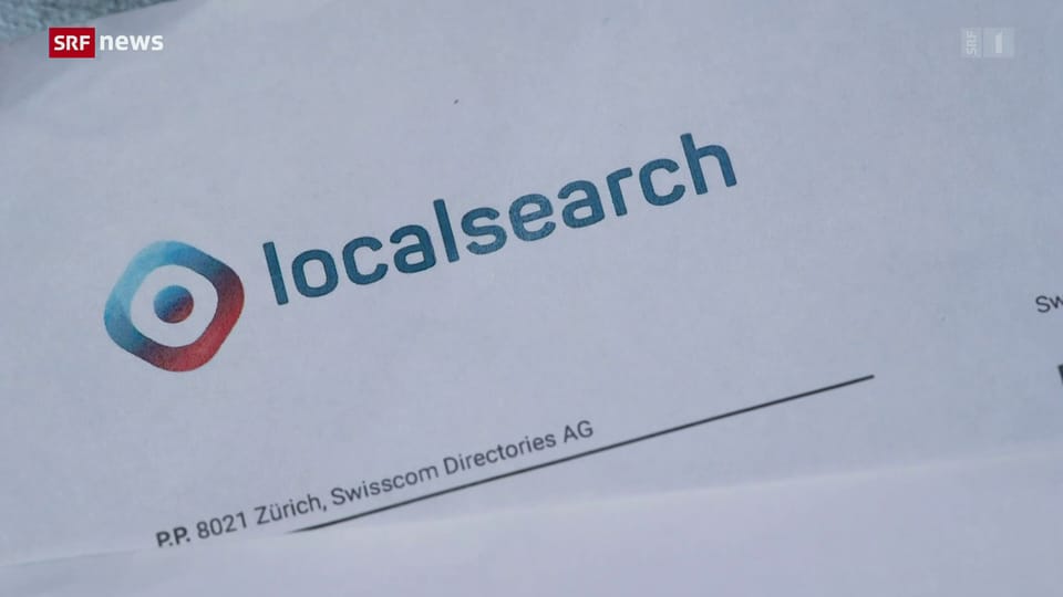 Swisscom-Tochter Localsearch in der Kritik - Tagesschau - Play SRF