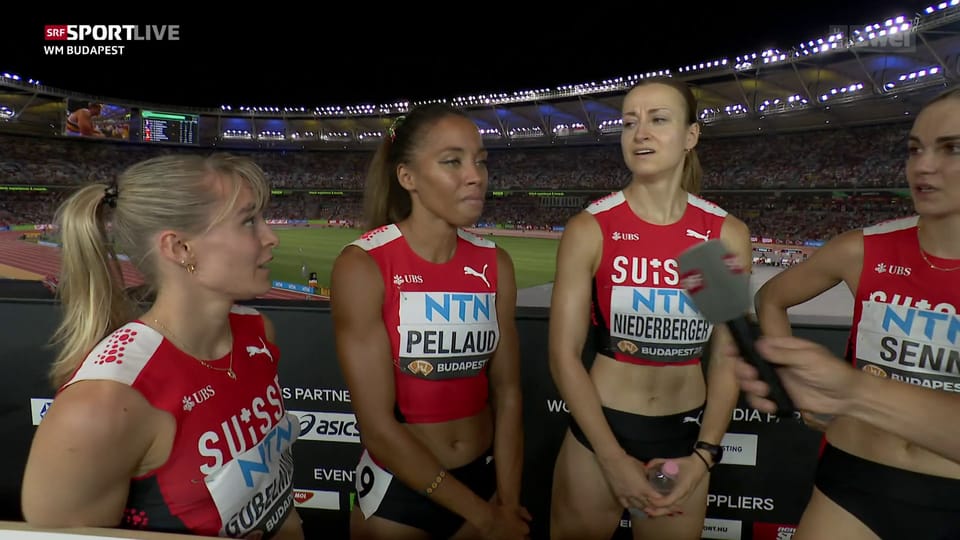 4x400-m-Staffel im Interview: «Haben das Beste gegeben» - Sport-Clip ...