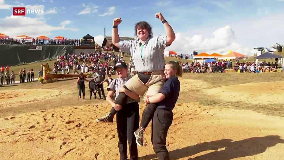 Angela Riesen ist Schwingerkönigin - Tagesschau - Play SRF