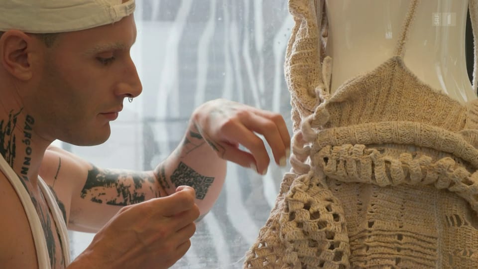 Designer Yannik Zamboni an der New Yorker Fashion Week - Gesichter ...
