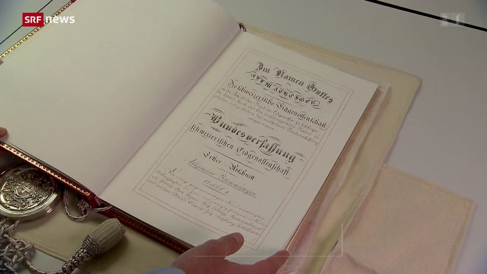 Bundesverfassung wird 175 Jahre alt - Tagesschau - Play SRF