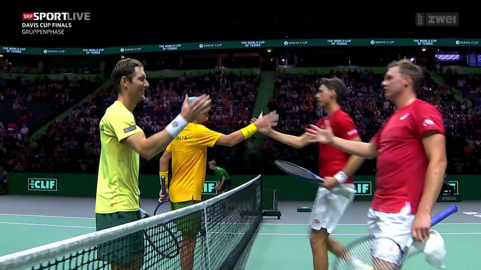 Der Matchball bei Stricker/Hüsler vs. Ebden/Purcell - Sport-Clip - Play SRF