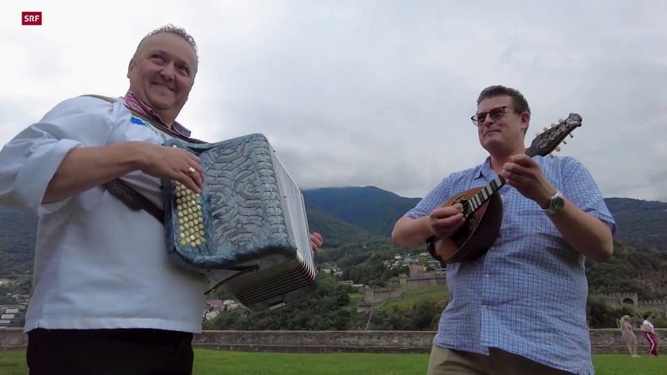 Frowin beim Mandolinisten Stefano Fedele (Staffel 2, Folge 3 ...