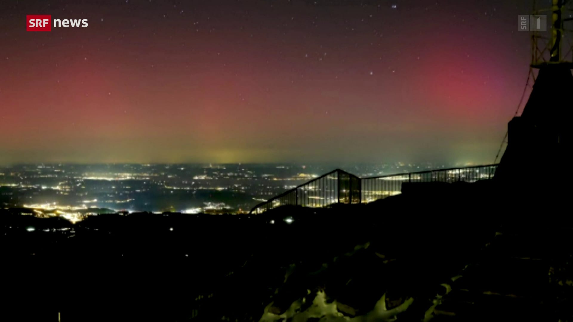 Bunter Nachthimmel - Polarlichter über der Schweiz – die eindrücklichsten Impressionen - News - SRF