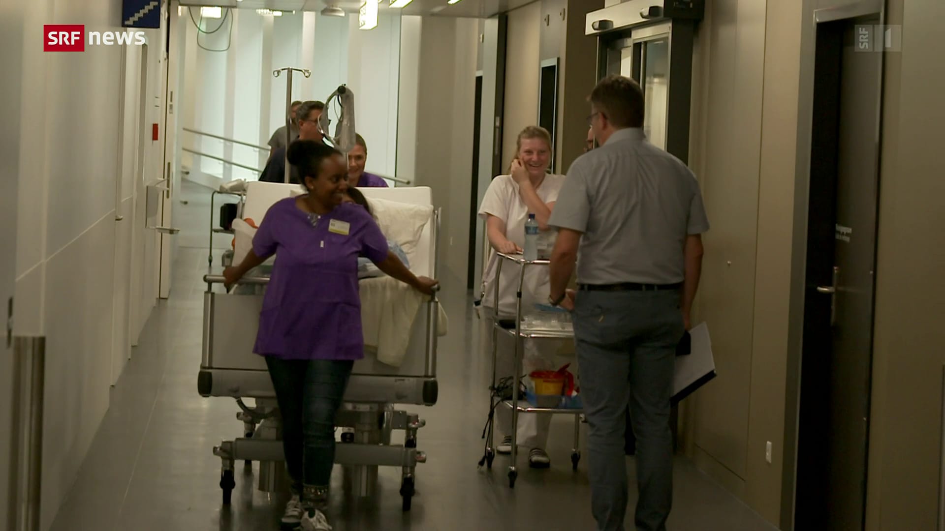 Zügeln in den Neubau des Inselspitals Bern - Schweiz aktuell - Play SRF