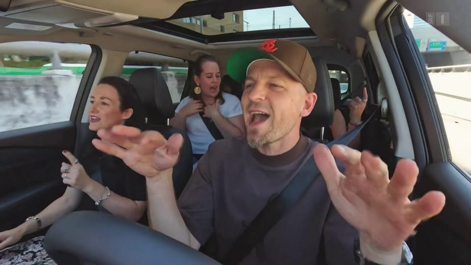 Stress macht Carpool-Karaoke mit Fans - G&G Flash - Play SRF