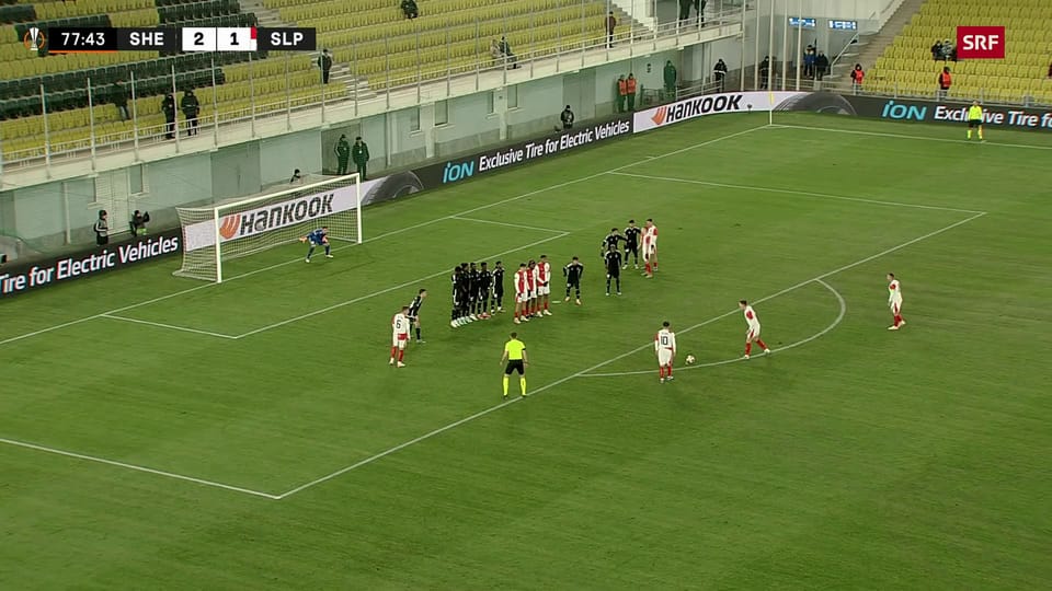 Slavia Prag dreht die Partie in Tiraspol spät - Sport-Clip - Play SRF