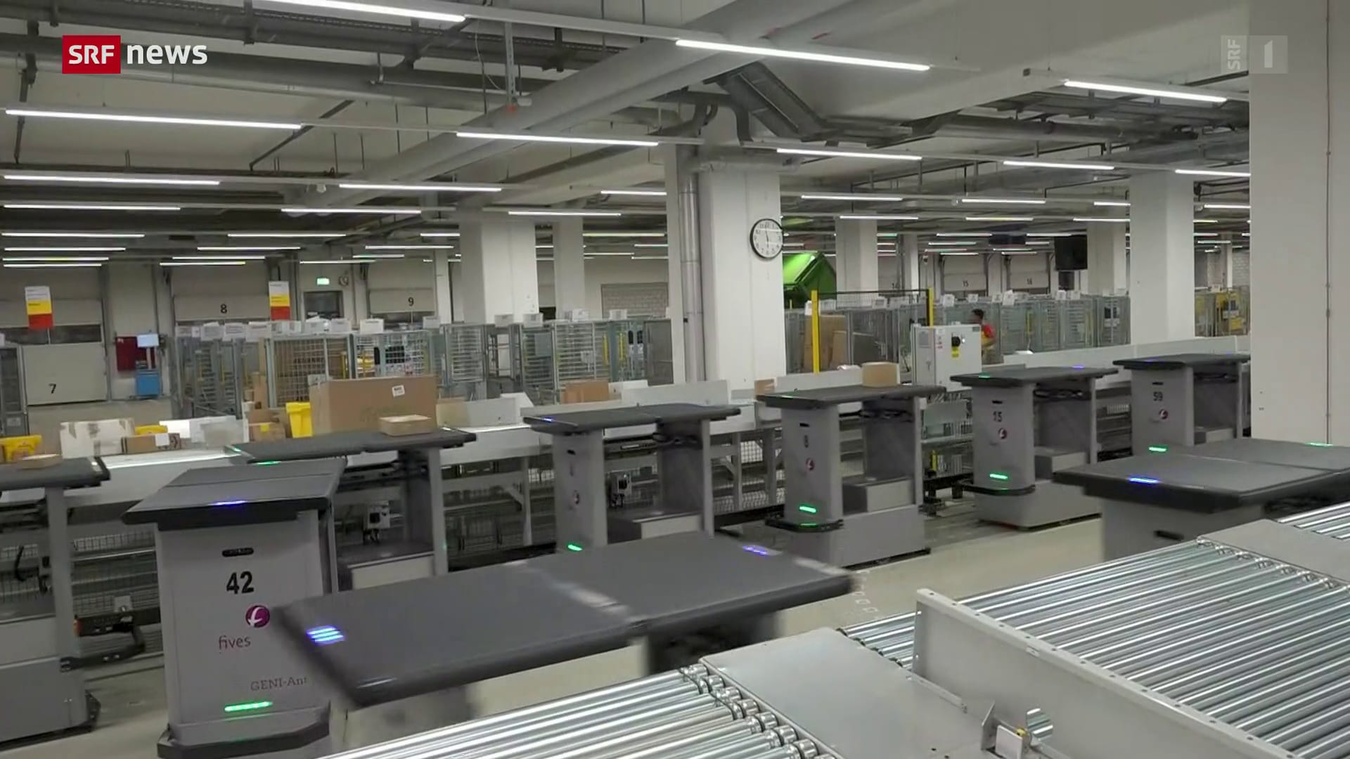 Im Paketzentrum in Wallisellen sortieren Roboter mit - Schweiz aktuell ...
