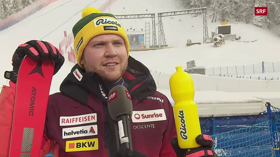 Hintermann: «Dachte, die Piste sei besser» - Sport-Clip - Play SRF