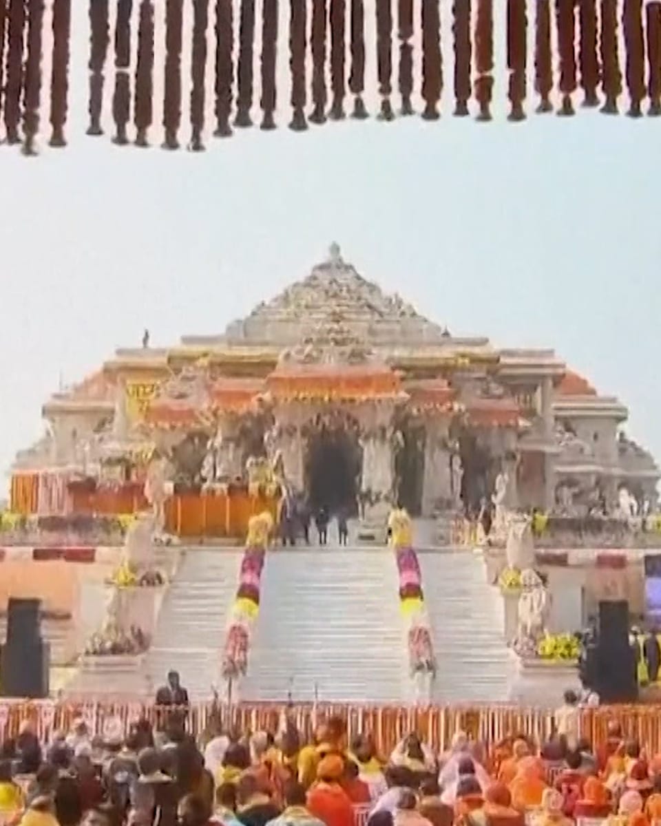 Hindu-Tempel auf den Ruinen einer Moschee gebaut - SRF News Videos ...
