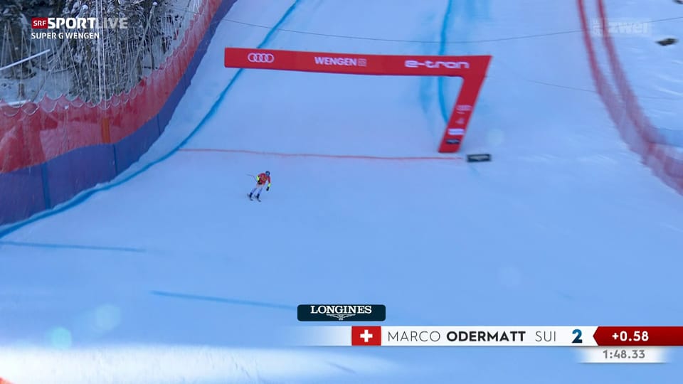 Odermatt schnell, aber nicht so schnell wie Sarrazin - Sport-Clip ...